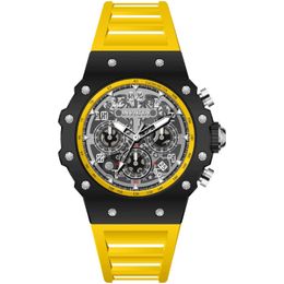 Invicta Racing 69670 Herrenuhr - Quarzwerk - Acryl mit silbernem Zifferblatt - 43 mm