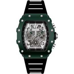Invicta Racing 69696 Herrenuhr - Quarzwerk - Acryl mit silbernem Zifferblatt - 43 mm