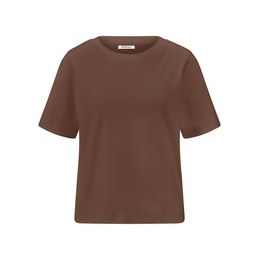 Peter Hahn - Rundhals-Shirt, braun, Gr. 42 / M - Baumwolle