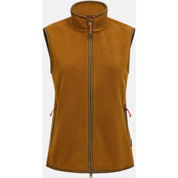 Peak Performance Pile Fleeceweste Damen - Gr&ouml;&szlig;e M - braun