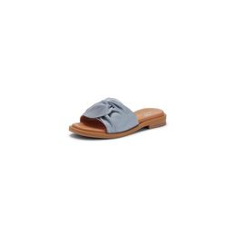 Peter Hahn - Pantolette, blau, Gr. 41 - Leder