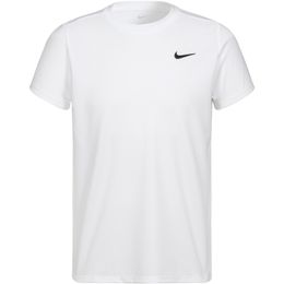 Nike COURT VICTORY Tennisshirt Herren - Gr&ouml;&szlig;e M - wei&szlig;