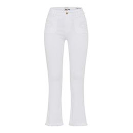 Peter Hahn Brax - Kn&ouml;chellange Slim Fit-Jeans, weiss, Gr. 46 / L - Baumwolle