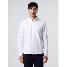 North Sails Hemd Oxford mit gesticktem Logo