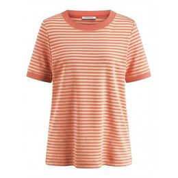 Peter Hahn - Rundhals-Shirt, orange, Gr. 44 / L - Baumwolle