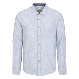 Mountain Warehouse - "Coconut" Hemd f&uuml;r Herren Lang&auml;rmlig (Denim)