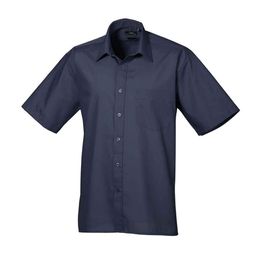 Premier - Hemd f&uuml;r Herren kurz&auml;rmlig (Marineblau)