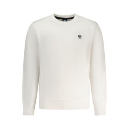 North Sails Wei&szlig;es Baumwoll-Herren Sweatshirt