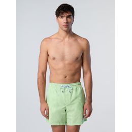 North Sails Badeshorts Gestreifter Seersucker