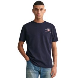 Gant | Herren T-Shirt mit besticktem Archiv-Schild