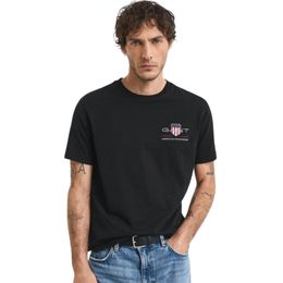 Gant | Herren T-Shirt mit gesticktem Archiv-Schild