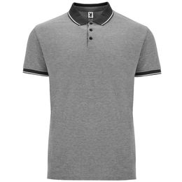 Roly - "Bowie" Poloshirt f&uuml;r Herren (Schwarze Melange)