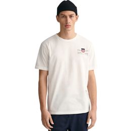Gant | Herren T-Shirt mit gesticktem Archiv-Schild