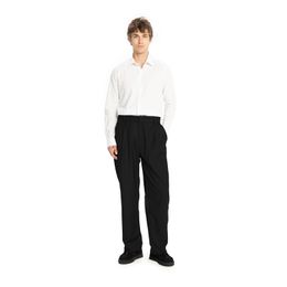 Herren Faltenhose mit mittlerer Taille