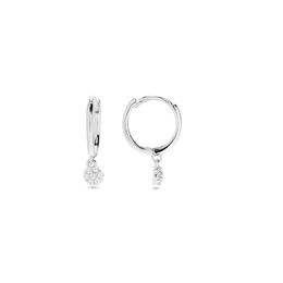 Luxenter 925 Sterling Silber rhodinierte Ohrringe - Hamti