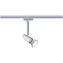 Paulmann Schienensystem-Leuchten "Urail", grau (chromfarben), 1, H: 13,8cm, 1 Stk., Leuchten, GU10, LED Schienensystem