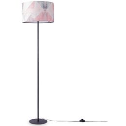 Paco Home Stehlampe "Mero 102", wei&szlig;, 1, &Oslash; 38cm H: 144cm, Leuchten, Standleuchte Wohnzimmer Schlafzimmer E27 Hell Pastell Vintage, Stehlampe