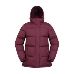 Mountain Warehouse Womens/Ladies Waterproof Padded Jacket (Burgundy)