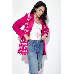 Oversized Crepe Blazerjacke