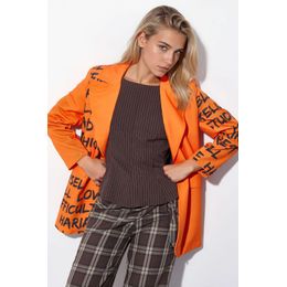 Oversized Crepe Blazerjacke