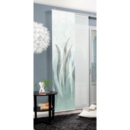 Schiebegardine Home Wohnideen "SIRALIO" Gr. 1, gr&uuml;n (mint), B:60cm H:245cm, Polyester, Gardinen, SCHIEBEVORHANG,SEIDENOPTIK,DIGITALDRUCK