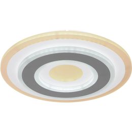 Globo LIGHTING LED Deckenleuchte "SABATINO", wei&szlig;, 1 Stk., Leuchten, Deckenlampe/ CCT 3000-6000K/rund/Wohnzimmer/Schlafzimmer, LED Deckenleuchte
