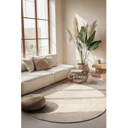 Teppich Hanse Home "Rangpur Juteteppich, auch in oval", beige (wei&szlig;), B:200cm H:10mm L:200cm, Jute, Teppiche, Teppich, handgewebt, 100% Jute, Natur, Wohnzimmer, Flur, Boho, Skandi