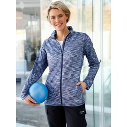 Funktionsjacke Catamaran, Damen, Gr. 44/46, blau (himmelblau, gemustert), 90% Polyester, 10% Elasthan, gemustert, mehrfarbig, meliert, Jacken Funktionsjacke