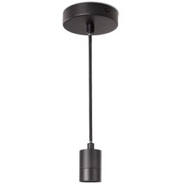 Paco Home Pendelleuchte "HUGO", schwarz, 1, &Oslash; 4,4cm H: 6,5cm, Leuchten, K&uuml;rzbar 1-Flammig Einfache Montage Ideal F&uuml;r Individuelle Gestaltung, Pendelleuchte