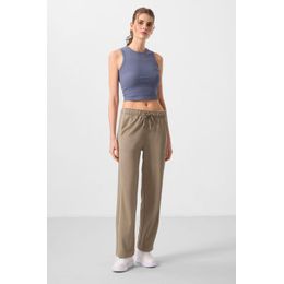 Hose im Palazzo-Stil mit weitem Bein