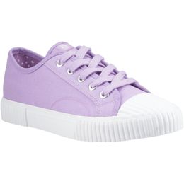 Hush Puppies Freya Canvas Textile Damen Lilac Sneaker