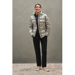 Jacke Silvon silberfarben mit Polo Club-Logo