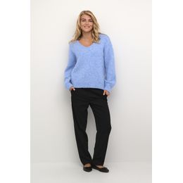 Kaffe Strickpullover Loose fit blue