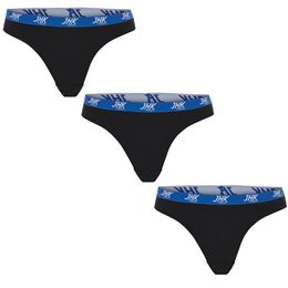 JHK - Slips f&uuml;r Damen (3er-Pack) (Schwarz)