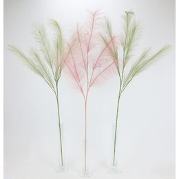 Kunstpflanze I.GE.A. "Federzweig", rosa, B:35cm H:108cm, Kunststoff, Polyester, Kunstpflanzen, Kunstpflanze, 3er Set