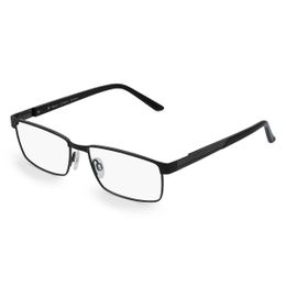 Fielmann 2173 FLEX CL Brille Herren | Fassung: Vollrand, Quadratisch, Schwarz Gun