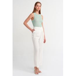 Rippstrick &Auml;rmellose Bluse