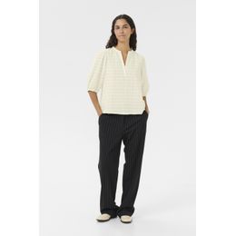 Karen Simonsen Kurzarm-Bluse KBAyo Classic fit white