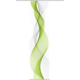 Schiebegardine Vision S "OPALIA" Gr. 1, gr&uuml;n (apfelgr&uuml;n), B:60cm H:245cm, Polyester, Gardinen, HxB: 245x60, Dekostoff Digitaldruck