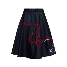 Queen Kerosin Damen Swing Rock Anchor dunkelblau