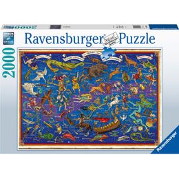 Puzzle Ravensburger "Sternbilder", bunt, Puzzles, KinderB:98cm H:75cm, Pappe, Motiv, Made in Germany, B:98cm H:75cm