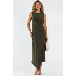Raffiniertes A-Linien-Midi-Kleid