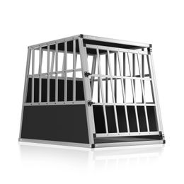 Cadoca Hundetransportbox L Alu 90x66x72cm