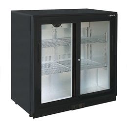 ich-zapfe Saro Getr&auml;nkek&uuml;hlschrank, Flaschenk&uuml;hlschrank, Bark&uuml;hlschrank mit 2 Schiebet&uuml;ren, Modell BC 198 SD