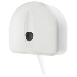 ich-zapfe Toilettenpapierhalter, Klopapierhalter, Toilettenpapierspender - PQ20MiniSRJ, Gro&szlig;rollenspender mini, Restrolle Funktion, Kunststoff