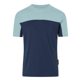 K&Uuml;BLER WORKWEAR K&uuml;bler T-Shirt dunkelblau/eisblau L ; K&uuml;bler Workwear (5220 6206-4844-L)