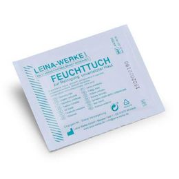 Leina-Werke Feuchttuch, milde Reinigung f&uuml;r unverletzte Haut, hygienische Einmalverwendung, ideal f&uuml;r Reise, Sport & B&uuml;ro
