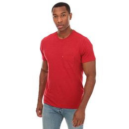 Levi's Levis - T-Shirt f&uuml;r Herren, Tasche (Rot)
