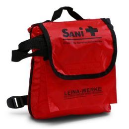 Leina-Werke SANi Erste-Hilfe-Tasche, rot, robustes Nylon, Steck- und Klettverschl&uuml;sse, verstellbarer GurtFragenErkl&auml;ren