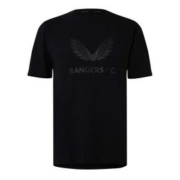Castore - T-Shirt f&uuml;r Herren, Logo, Regul&auml;r (Schwarz)